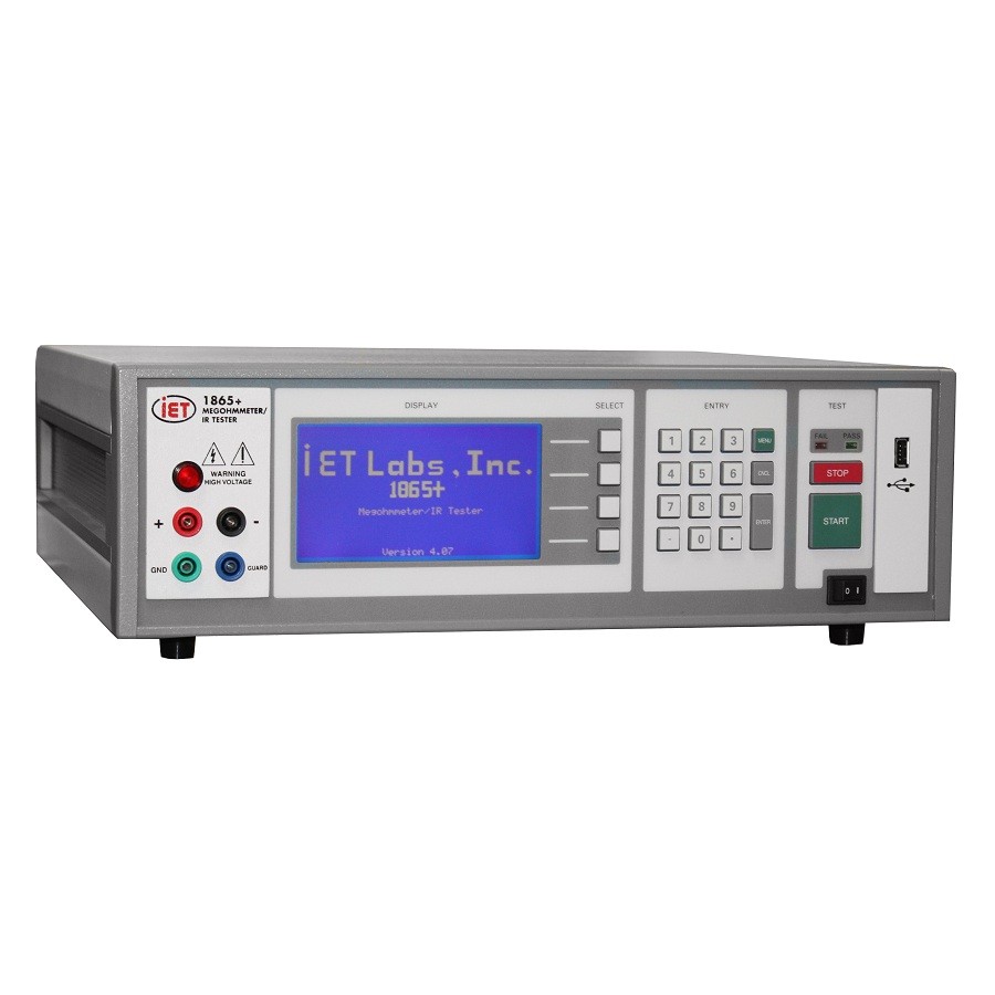 IET Labs 1865+-CE Digital Megohmmeter I/R Tester, CE Marked | Test- und ...